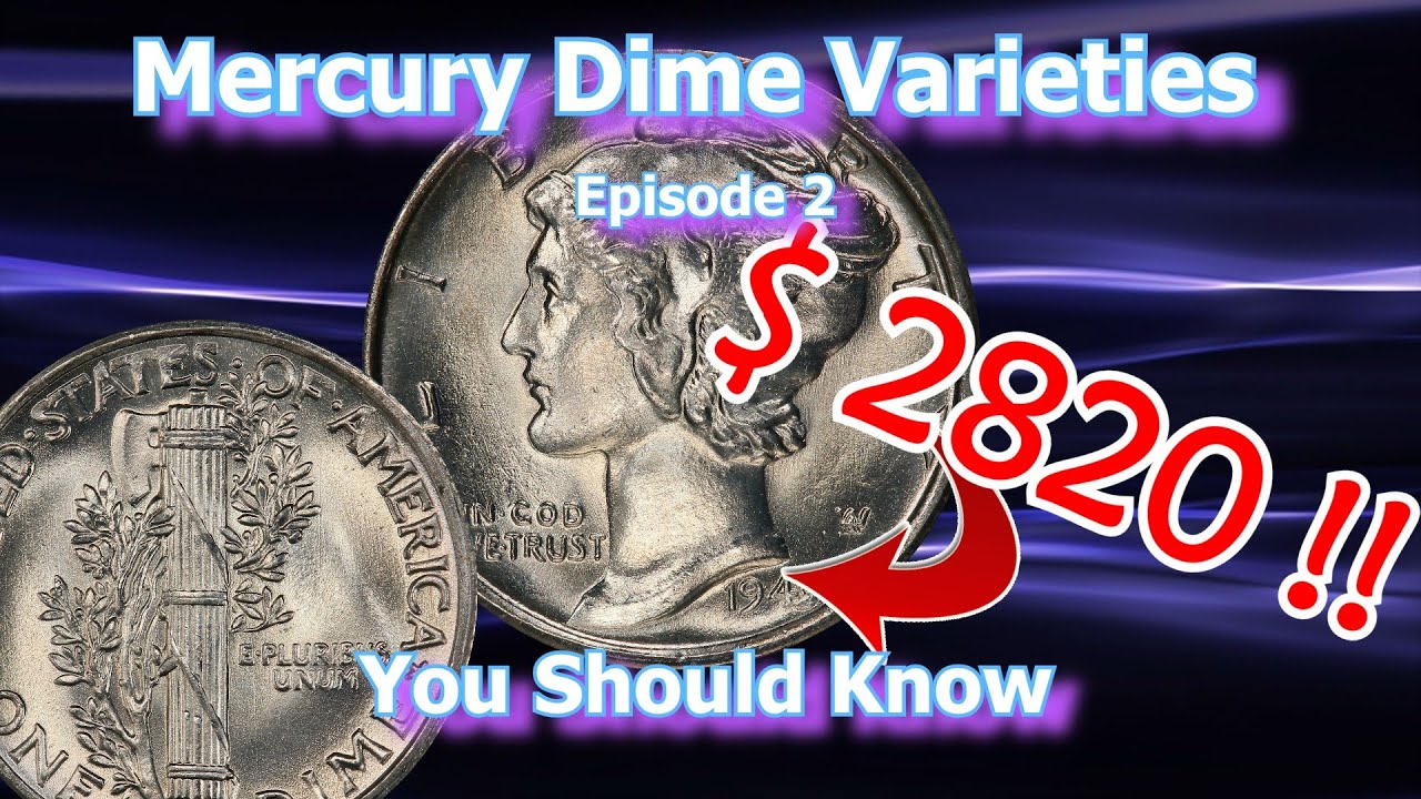 Mercury Dime Varieties You Should Know Ep.2 - 1934, 1943, 1945 - YouTube
