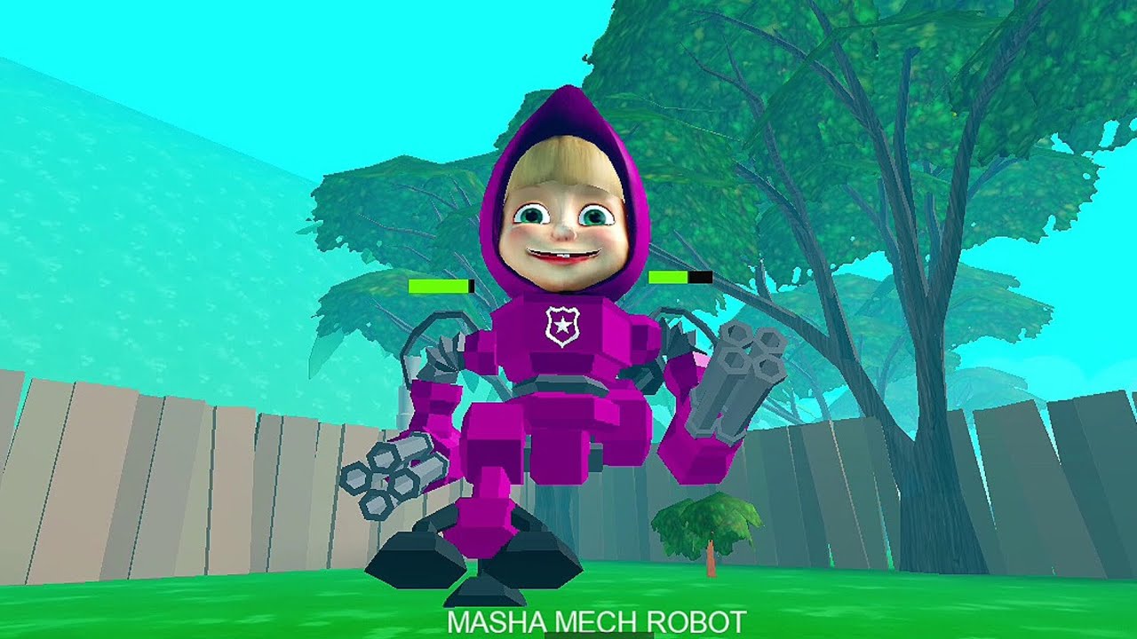 Masha Mech Robot | Barry's Prison Run (Short Gameplay) - YouTube