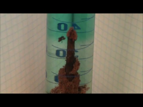 Nail and Copper II chloride experiment - YouTube