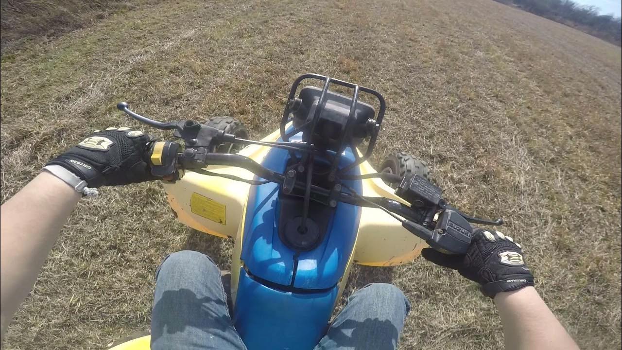 stock lt500 quadzilla top speed (wasnt expecting this!) - YouTube