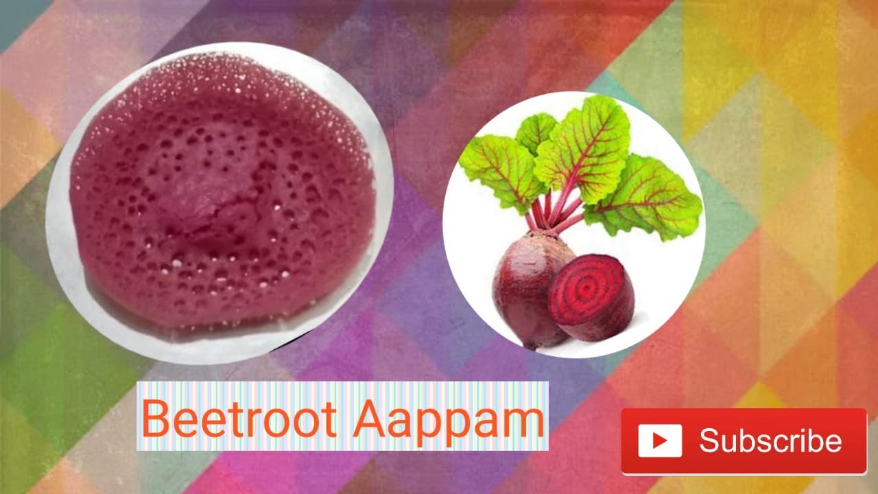 Home Cooking: Beetroot Aappam (Appam/Aapam) for breakfast preparation ...