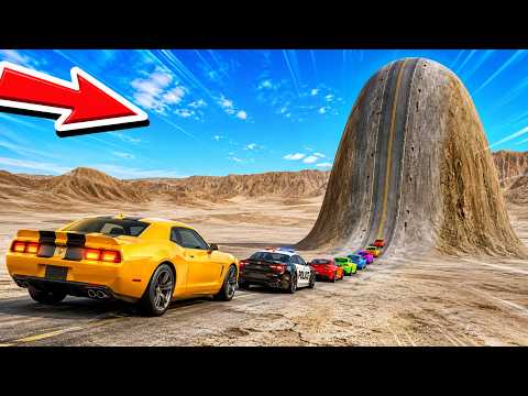 🔥 McQueen Cars: From Tiny to Giant! Who Can Climb the Giant Hill? | BeamNG.drive