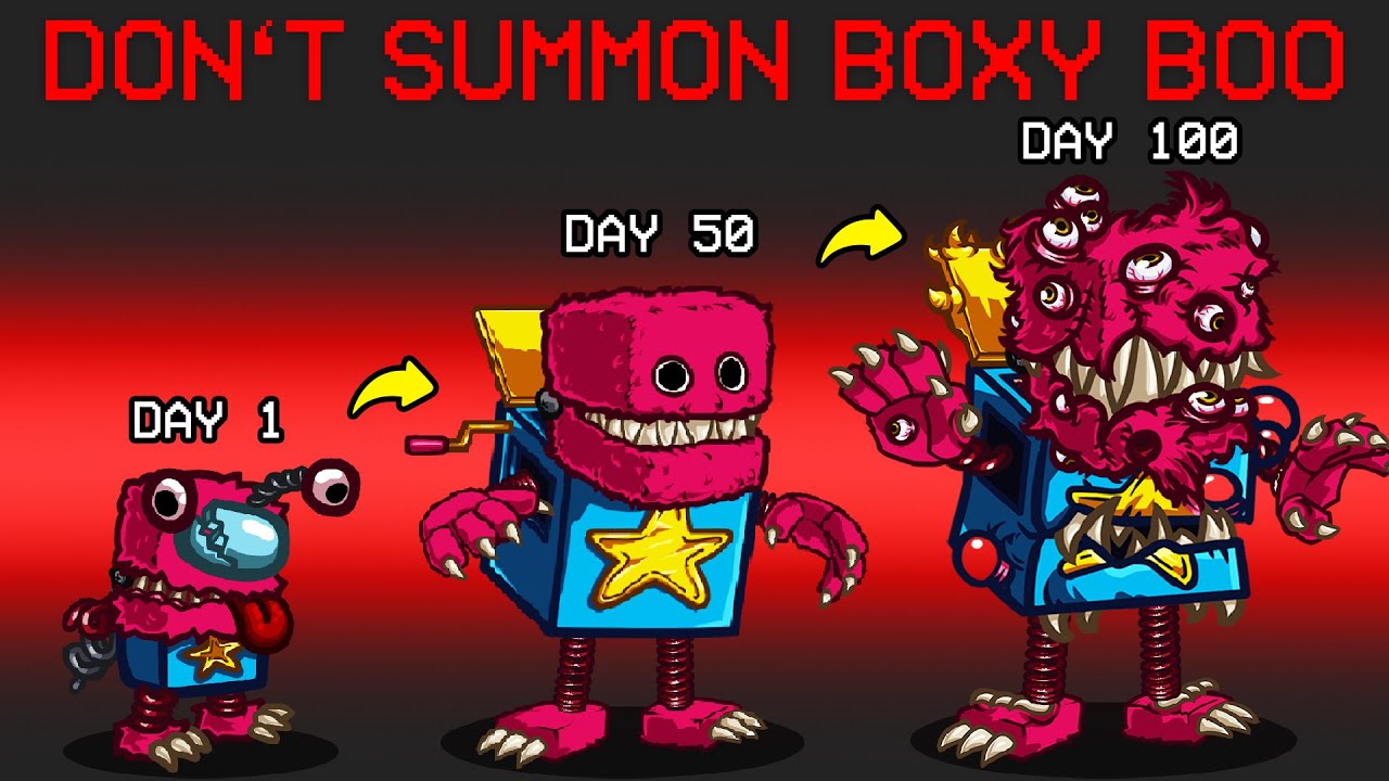 Summoning Boxy Boo at 3AM Mod in Among Us - YouTube