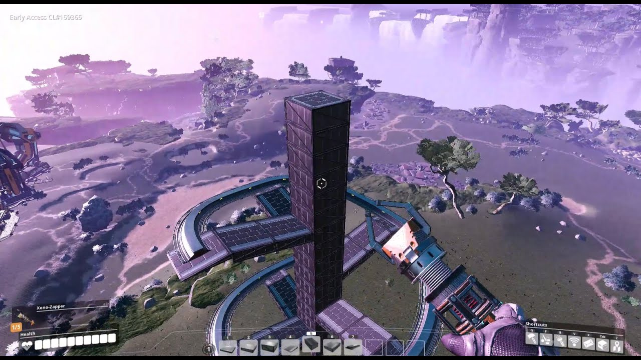 Satisfactory rail tutorial: up-ramps - YouTube