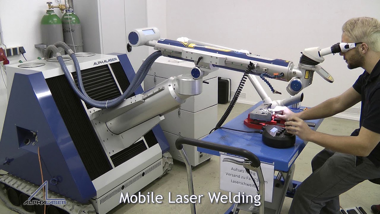 Alpha Laser AL Flak Lazer kaynak makinası - YouTube