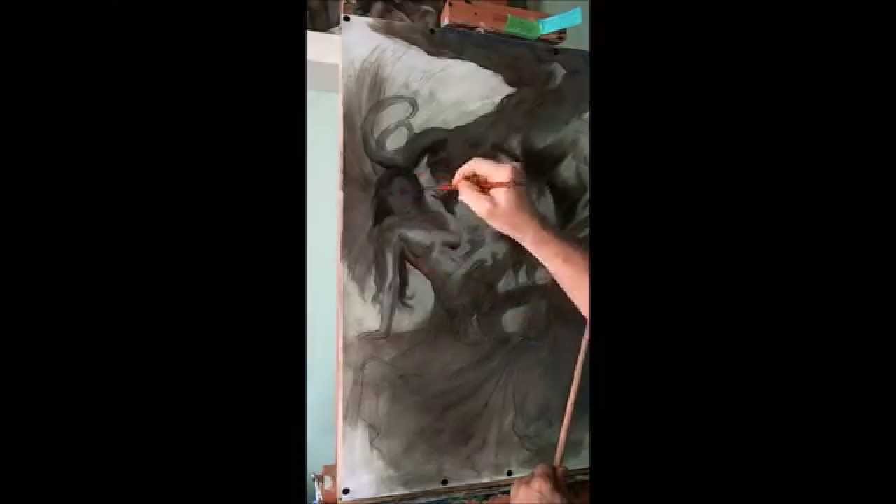 Lucio Parrillo - time lapse - painting (Vampirella- the Beauty & the ...