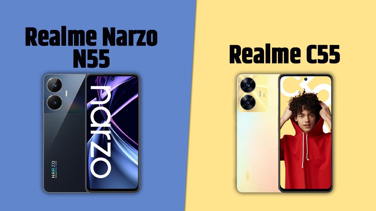 Realme Narzo N55 VS Realme C55 | Full Comparison - YouTube