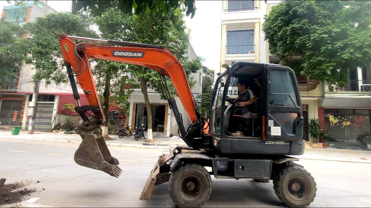 XE CẦN CẨU, MÁY XÚC KHỔNG LỒ ĐÀO CỐNG,XÚC ĐẤT LÊN Ô TÔ TẢI/ #EXCAVATOR DUMP CRANES TRUCK/Chip ...