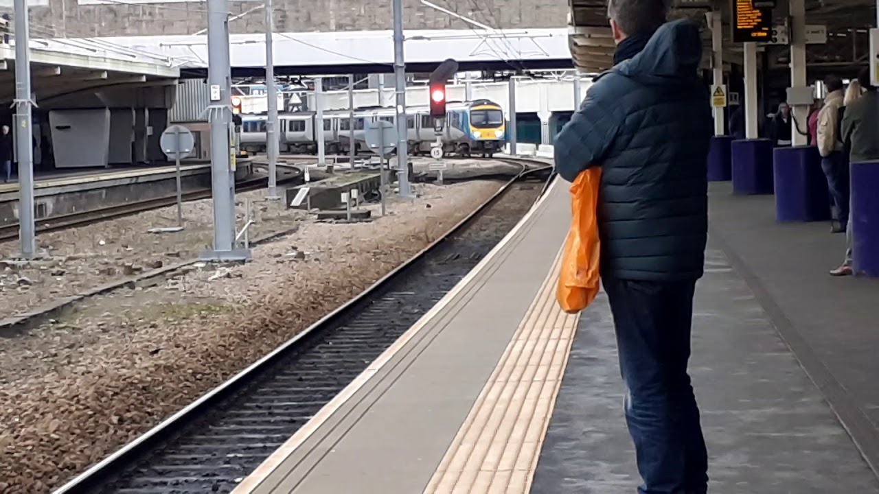 TPE Class 185 passing Bolton - YouTube