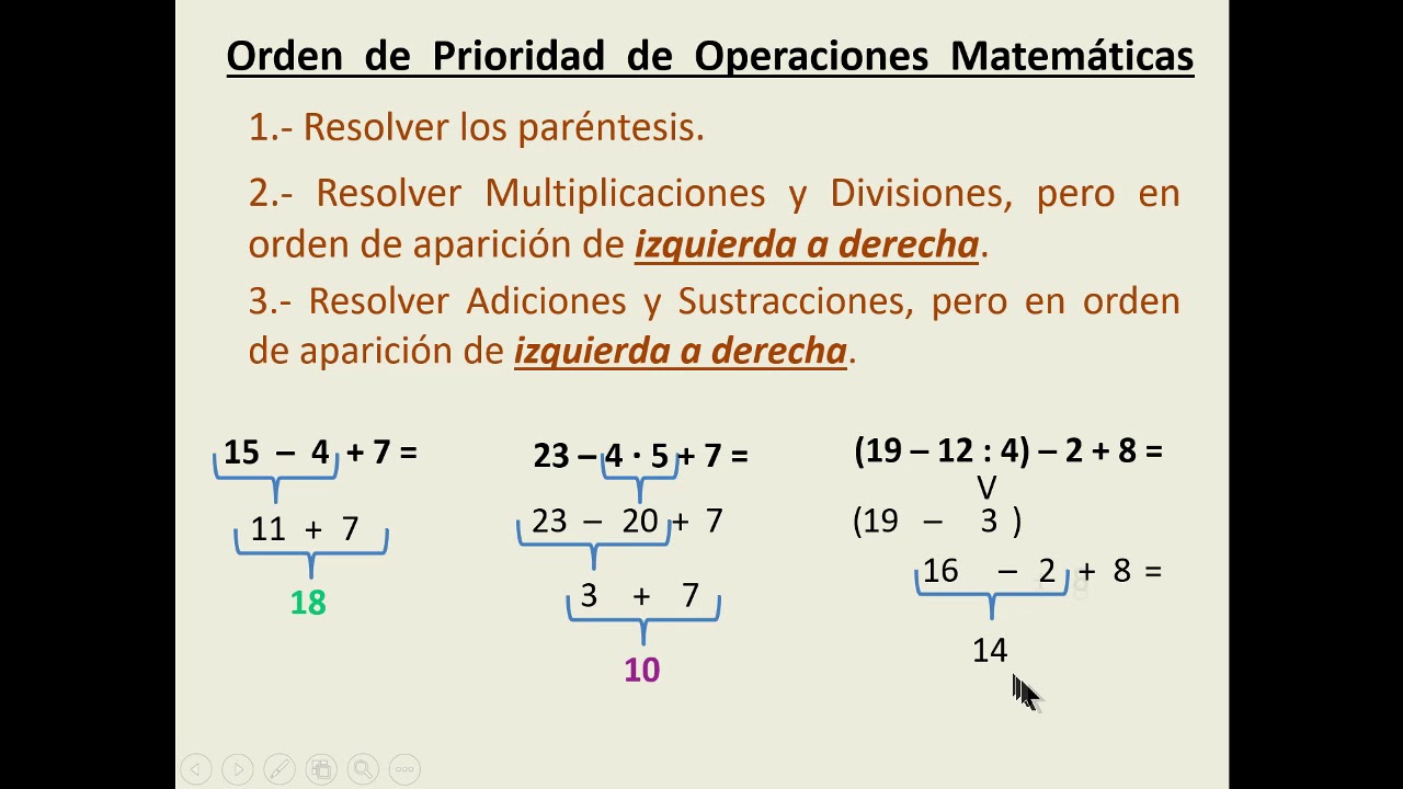 Orden de Prioridad de Operaciones 5°Básico - YouTube