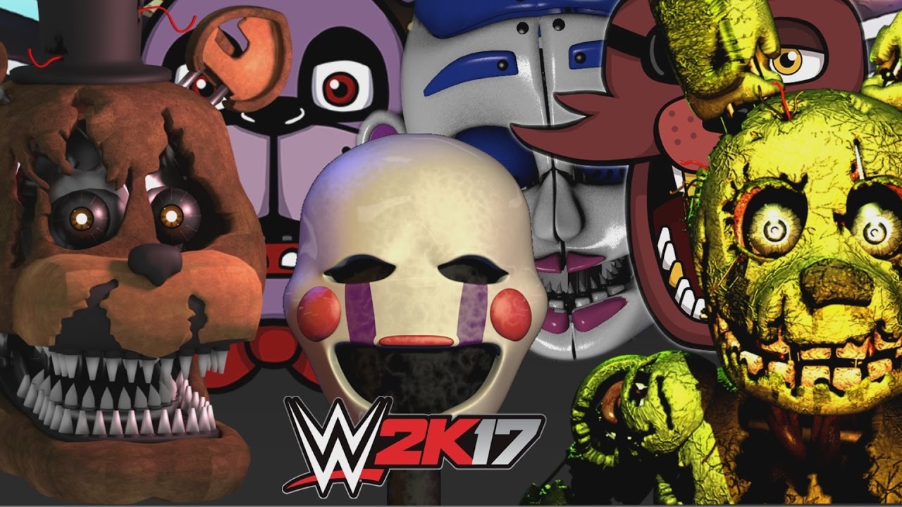 FIVE NIGHTS AT FREDDY'S (FNAF) | WWE 2K17 - YouTube