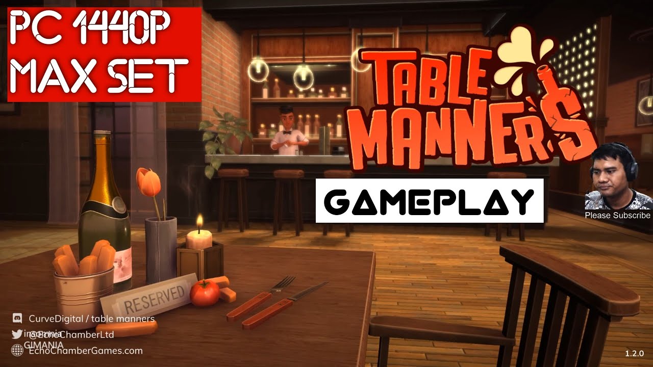 Table Manners: Physics-Based Dating Game Gameplay 1440p PC Indonesia ...