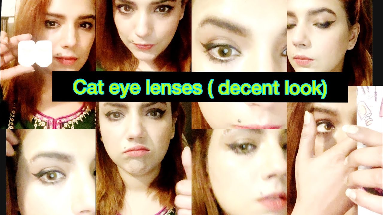 25/11/20 Cat eyes lenses ( decent looks ) - YouTube