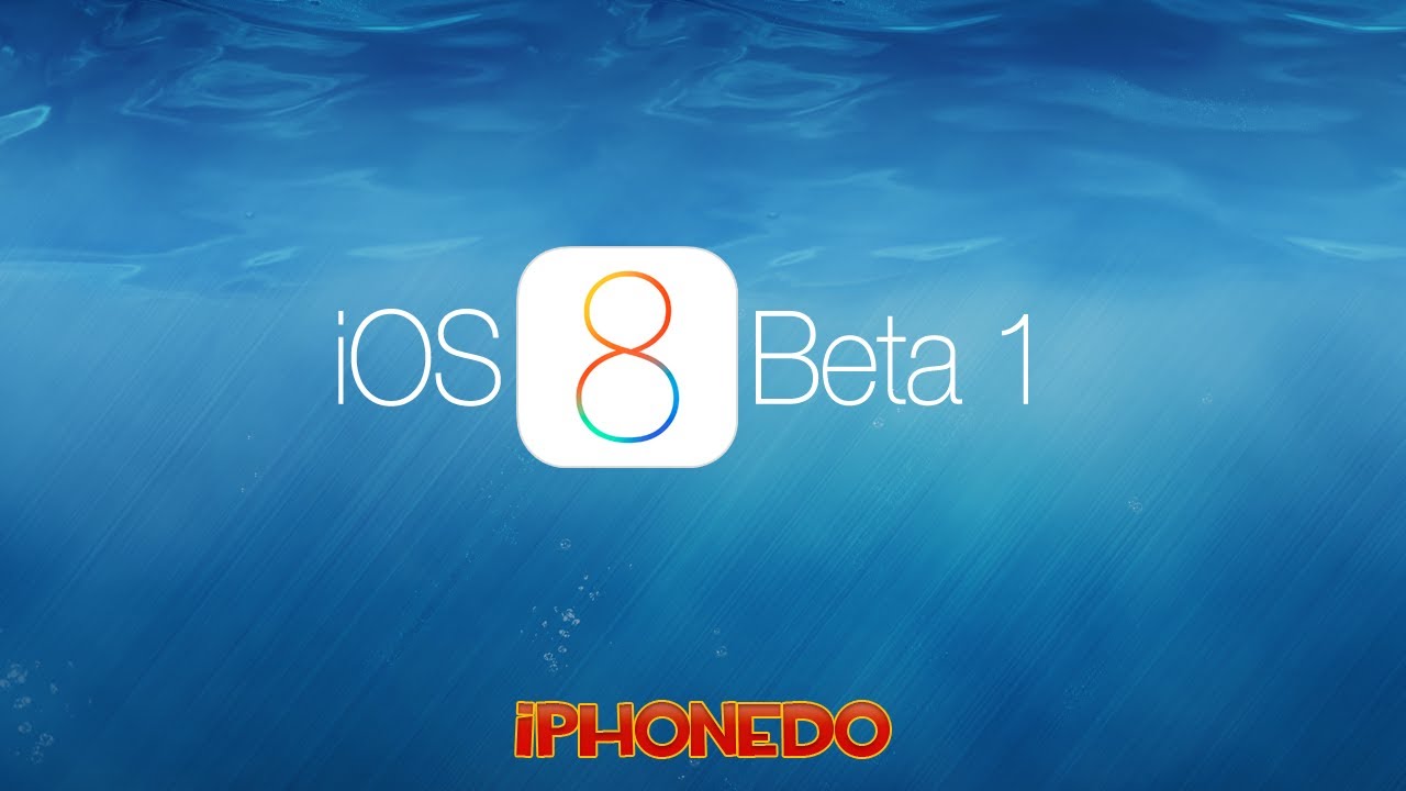 iOS 8 Beta 1 incelemesi - YouTube