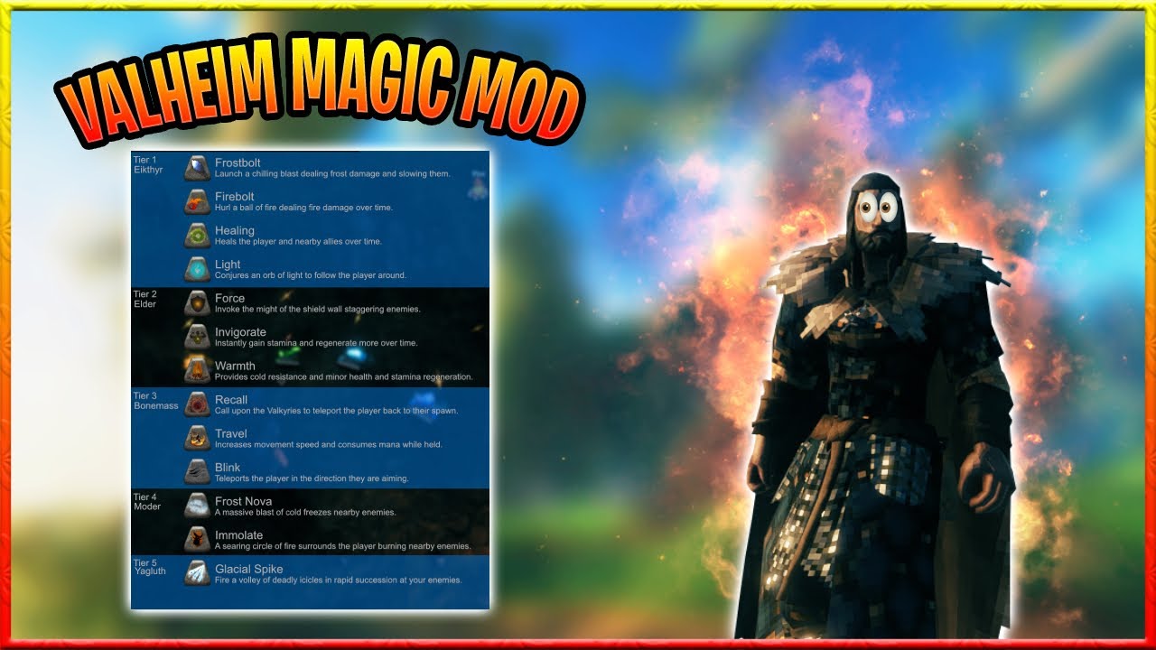 Valheim Magic Mod - Skyheim | Valheim Mods Showcase - YouTube