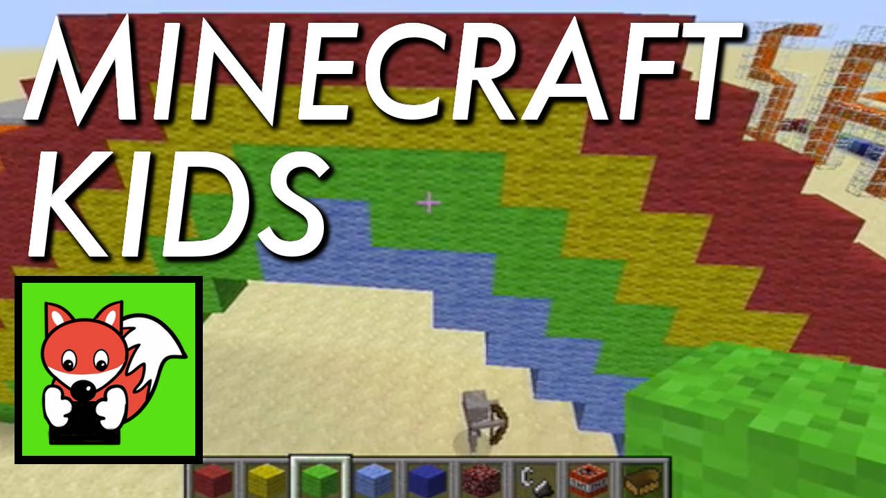 Minecraft Kids | The Rainbow Adventure Park - YouTube