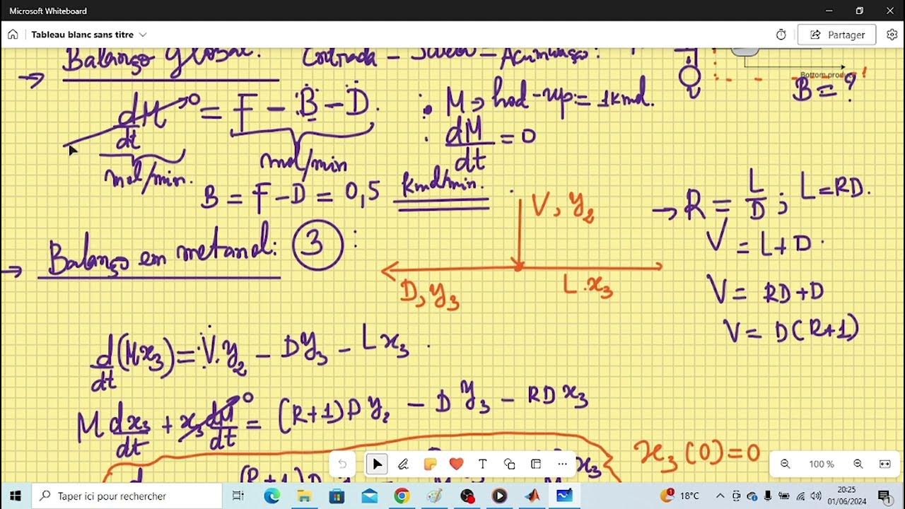 MODELAGEM MATEMATICA DE UMA COLUNA DE DESTILAÇÃO UTILIZANDO O MATLAB ...