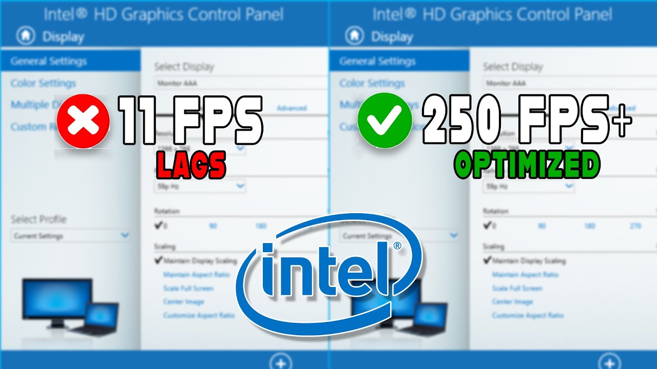 Boost FPS on Intel HD Graphics (Best Settings for Low-End PC Gaming) 🚀 ...