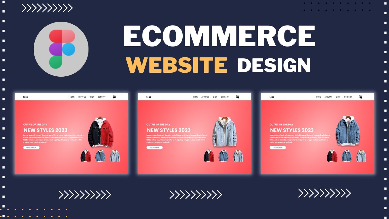 Jacket Ecommerce Website Design in Figma II Figma Tutorial - YouTube