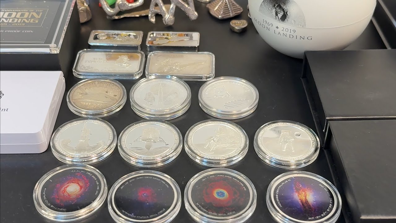 Space in Silver! Silver Bars, Coins & Rounds With A Space Theme 🚀 Space ...