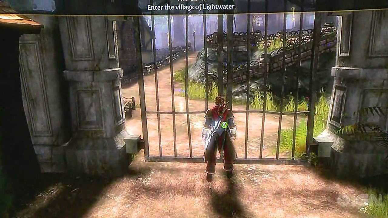 Fable III Gameplay - Village of Lightwater - Gamescom 10 - YouTube