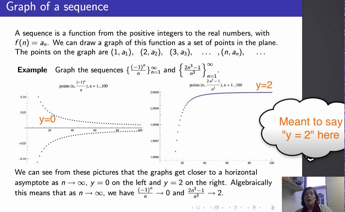 Calculus II, Lecture 20, V2 Limitsof Sequences - YouTube