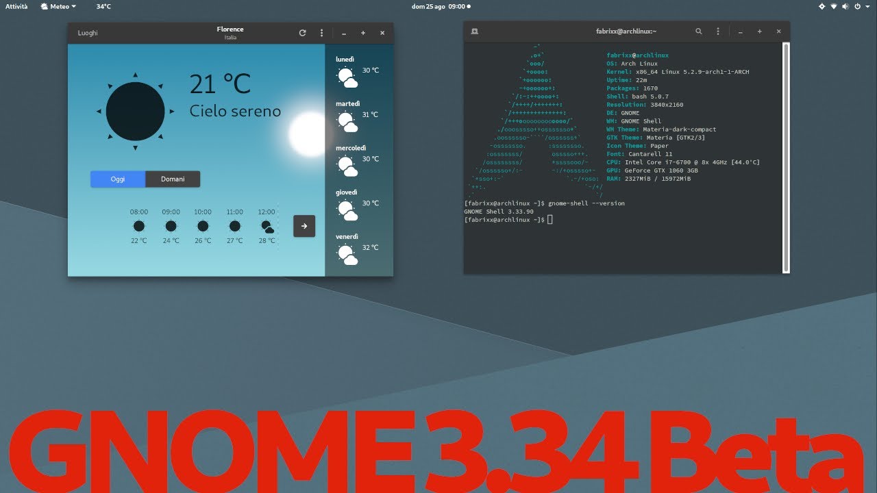 Gnome Arch Linux
