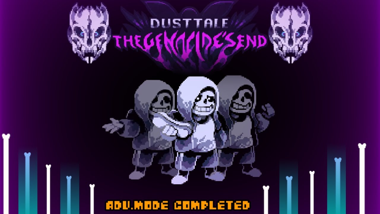 Dusttale The Genocides End | Advanced Mode | Dust Sans Fight - YouTube