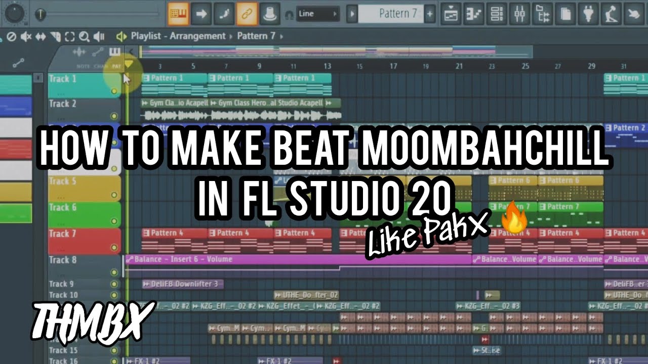 How To Make Beat Moombahchill Like Pakx Tutorial In FL Studio 20 - YouTube