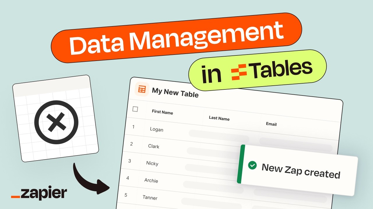 With Zapier Tables, You've Never Been Able to Import Data this Easily ...
