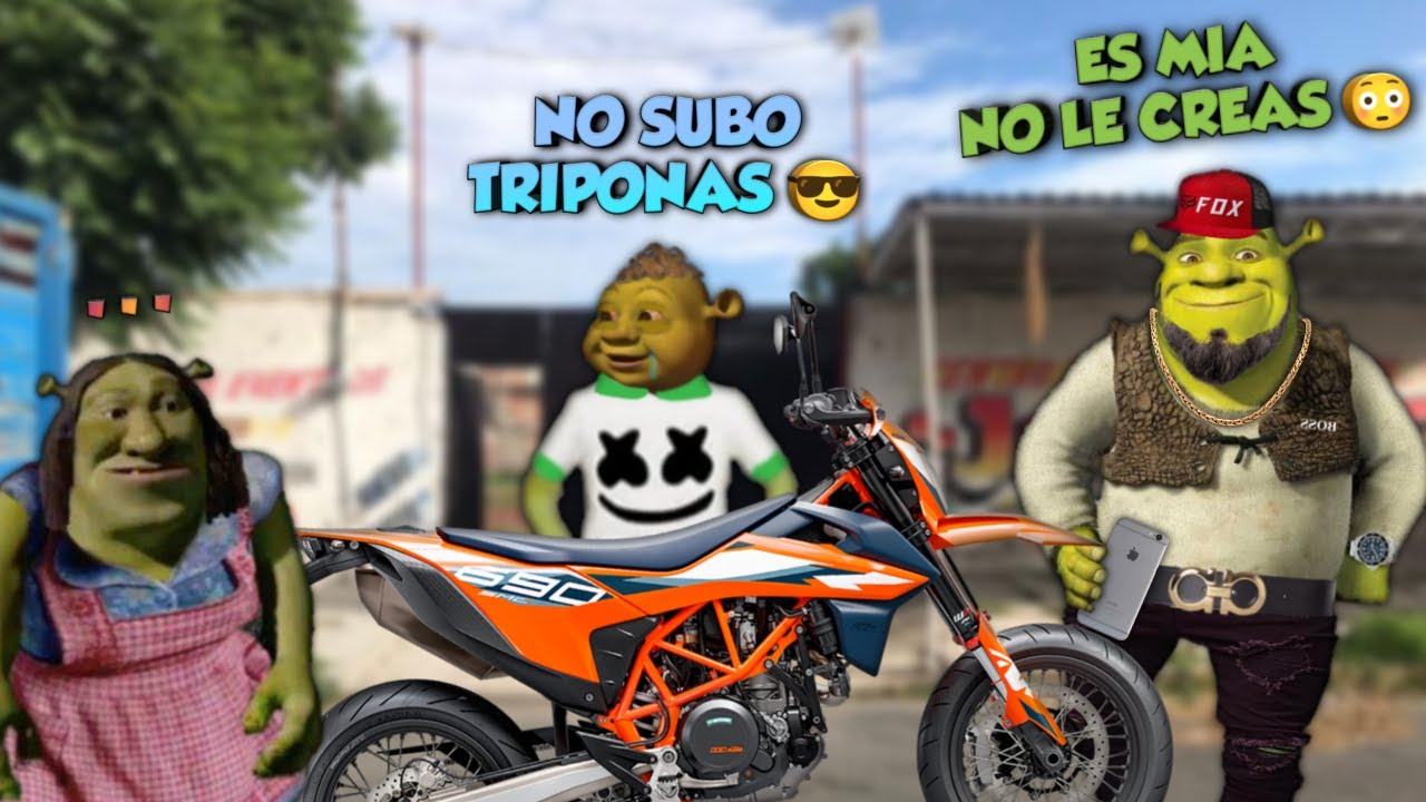SHREK BUCH0N vende una moto prestada para irse de vacaciones con su ...
