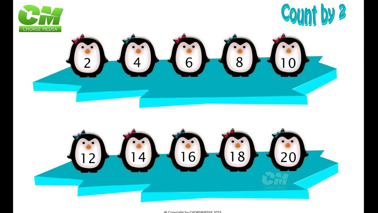 Learn Numbers Counting by 2 ( 0 to 20) - YouTube