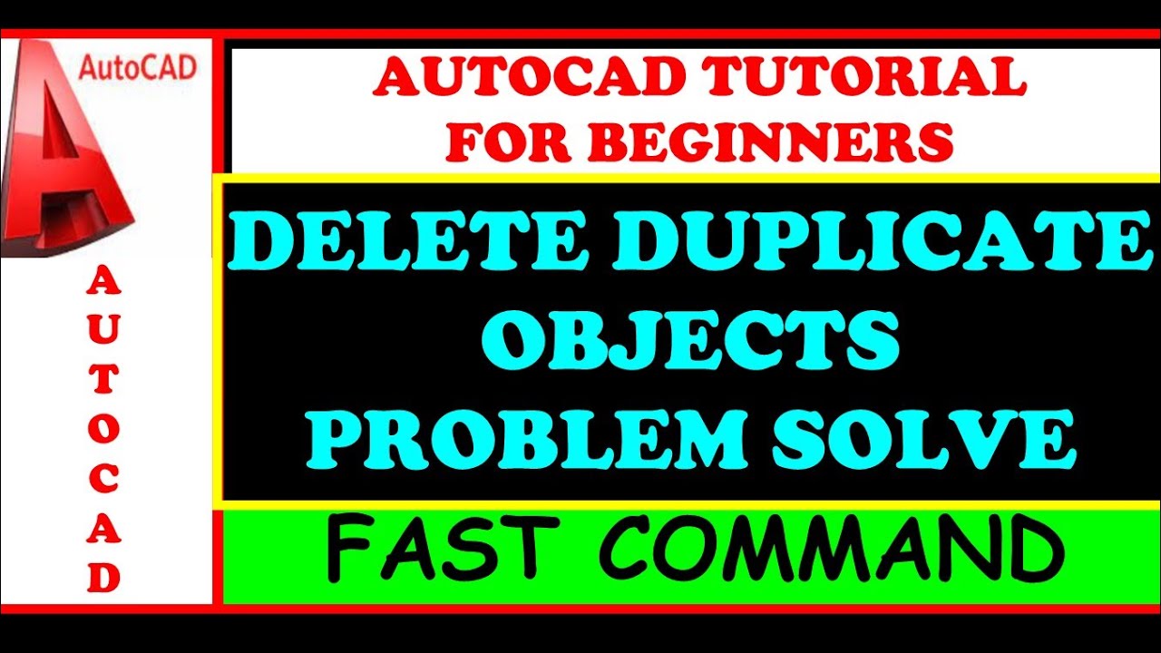 Overkill Command Overlap Delete In AutoCAD AutoCad Tutorial For Beginners In Hindi Urdu Overkill Command Overlap Delete In AutoCAD AutoCad Tutorial For Beginners In Hindi Urdu