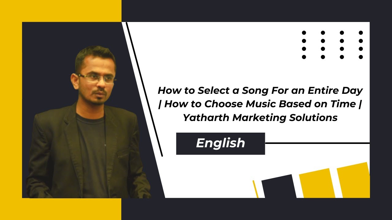Tip 2 - How to Select a Song for an Entire Day | How to Select Music ...