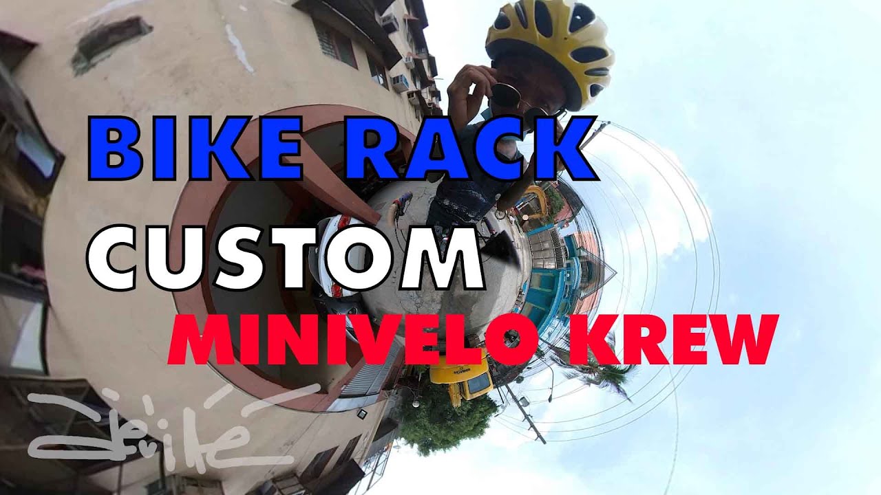 BIKE RACK CUSTOM | MINI VELO KREW | POBLACION | JOMARK DEVILLE - YouTube