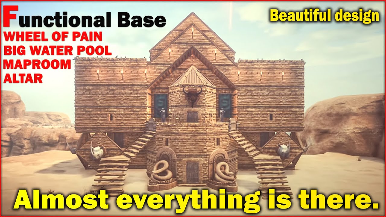 Functional Base | Conan Exiles - YouTube