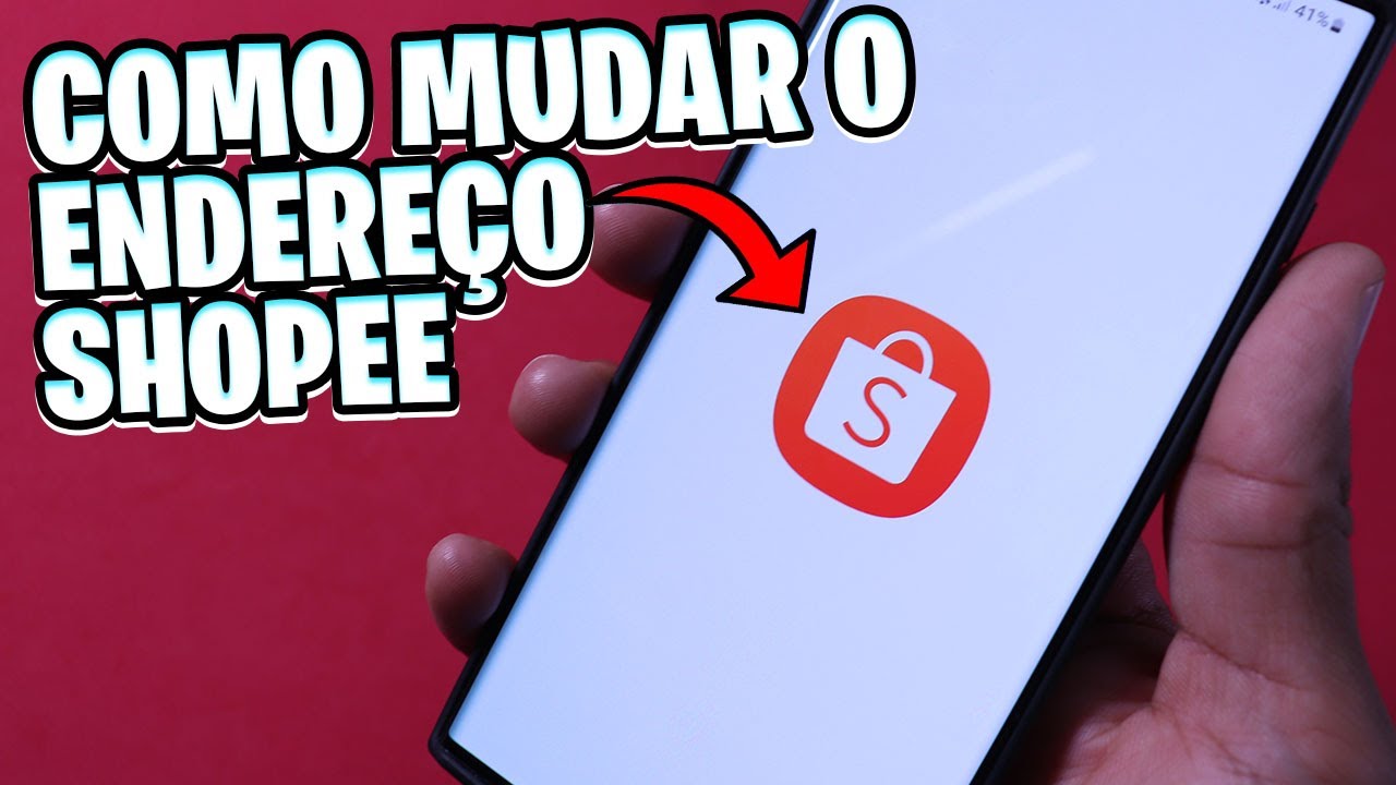 Como mudar endereço de entrega na Shopee pelo celular - YouTube