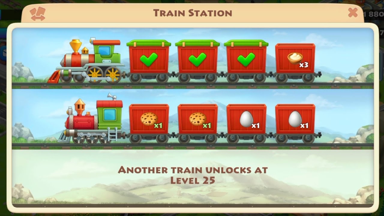 "Exploring the New Train in Township: Level 14 Walkthrough" - YouTube