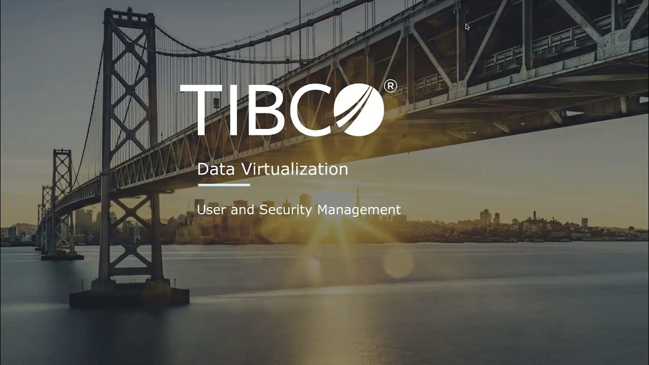 TIBCO® Data Virtualization User and Security Demonstration - YouTube