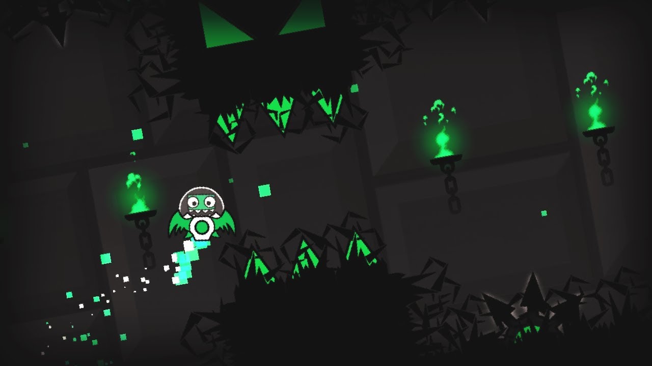 Forest Temple (Hard Demon) by Michigun | Geometry Dash 2.11 - YouTube