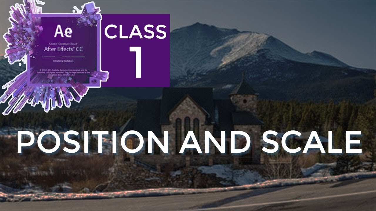 How to Make A Simple Animation By Position And Scale | After Effects ...