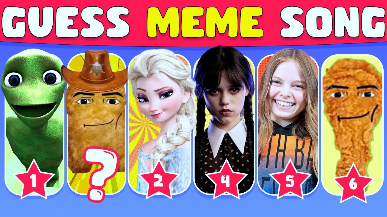 GUESS MEME & WHO'S SINGING 🎤🎵 🔥| Salish Matter, MrBeast, Elsa, Kika Kim ...
