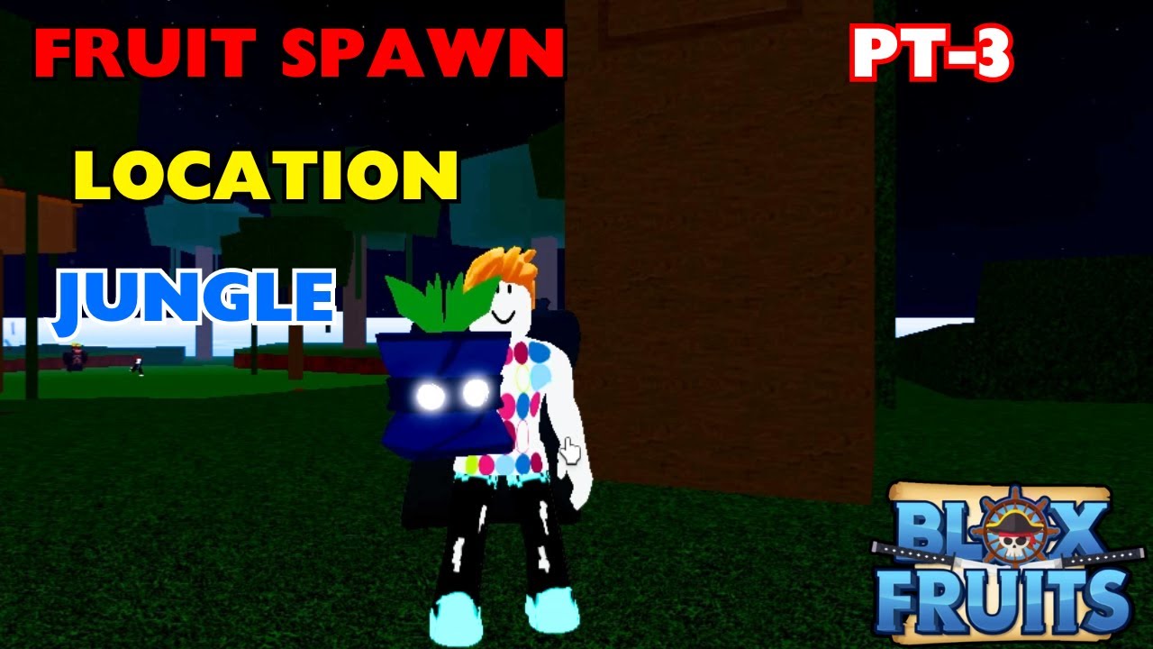 All Fruit Spawn Location In Jungle Blox Fruit! Sea 1 - YouTube
