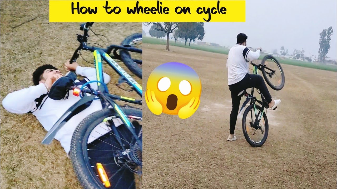 how to wheelie on cycle | wheelie on gear cycle | part 2 | #mtbcycle # ...