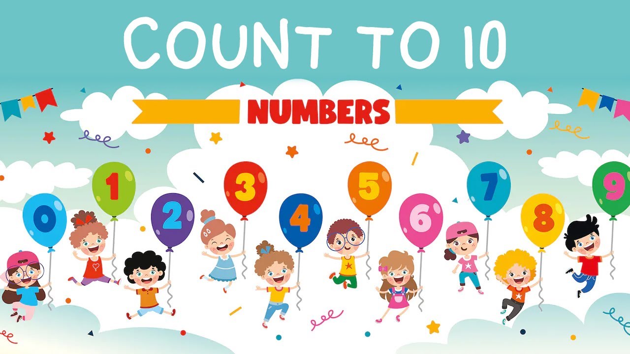 Count 1-10 | Numbers | The Space Kids TV - YouTube