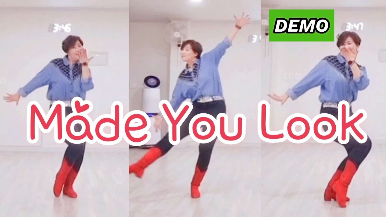 Made You Look line dance/#Beginner/#초급/귀엽게~ - YouTube