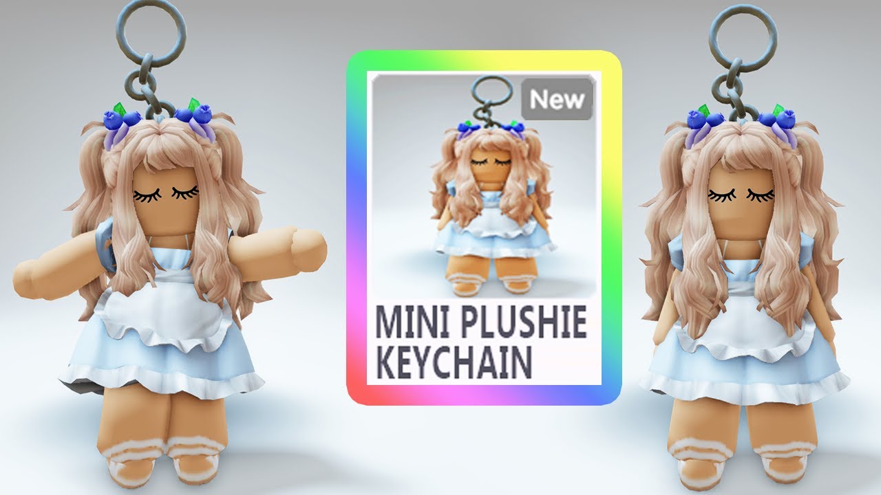 How to Be a *MINI PLUSHIE KEYCHAIN* in ROBLOX 😍 🥰 😘🤗 *Cheap Version ...