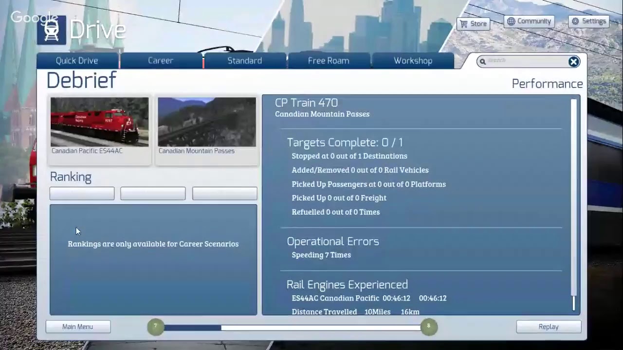 Train Simulator CP train 470 - YouTube