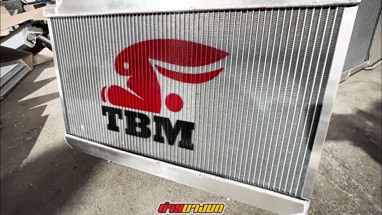 Aluminium Radiator By TBM Custom Radiator - YouTube
