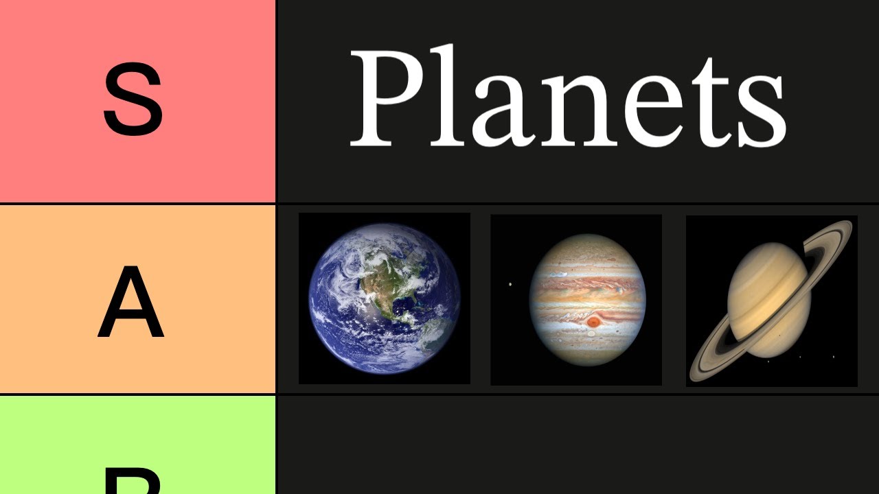 Planets Tier List - YouTube
